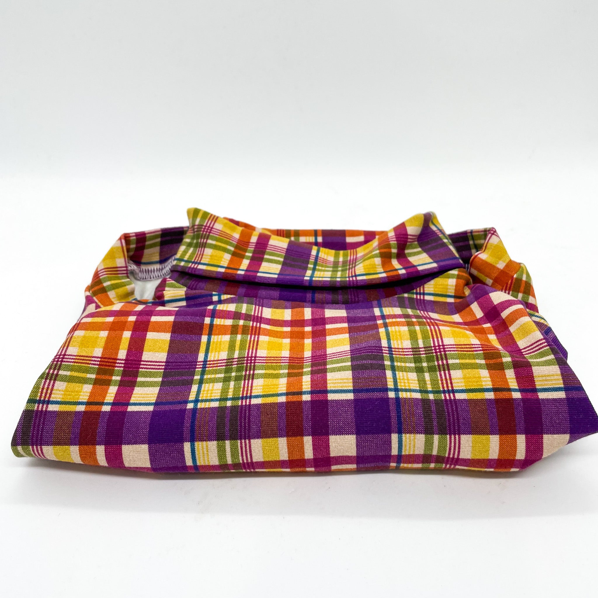 Purple Plaid Turtleneck Sweater – Koko Kapoochie