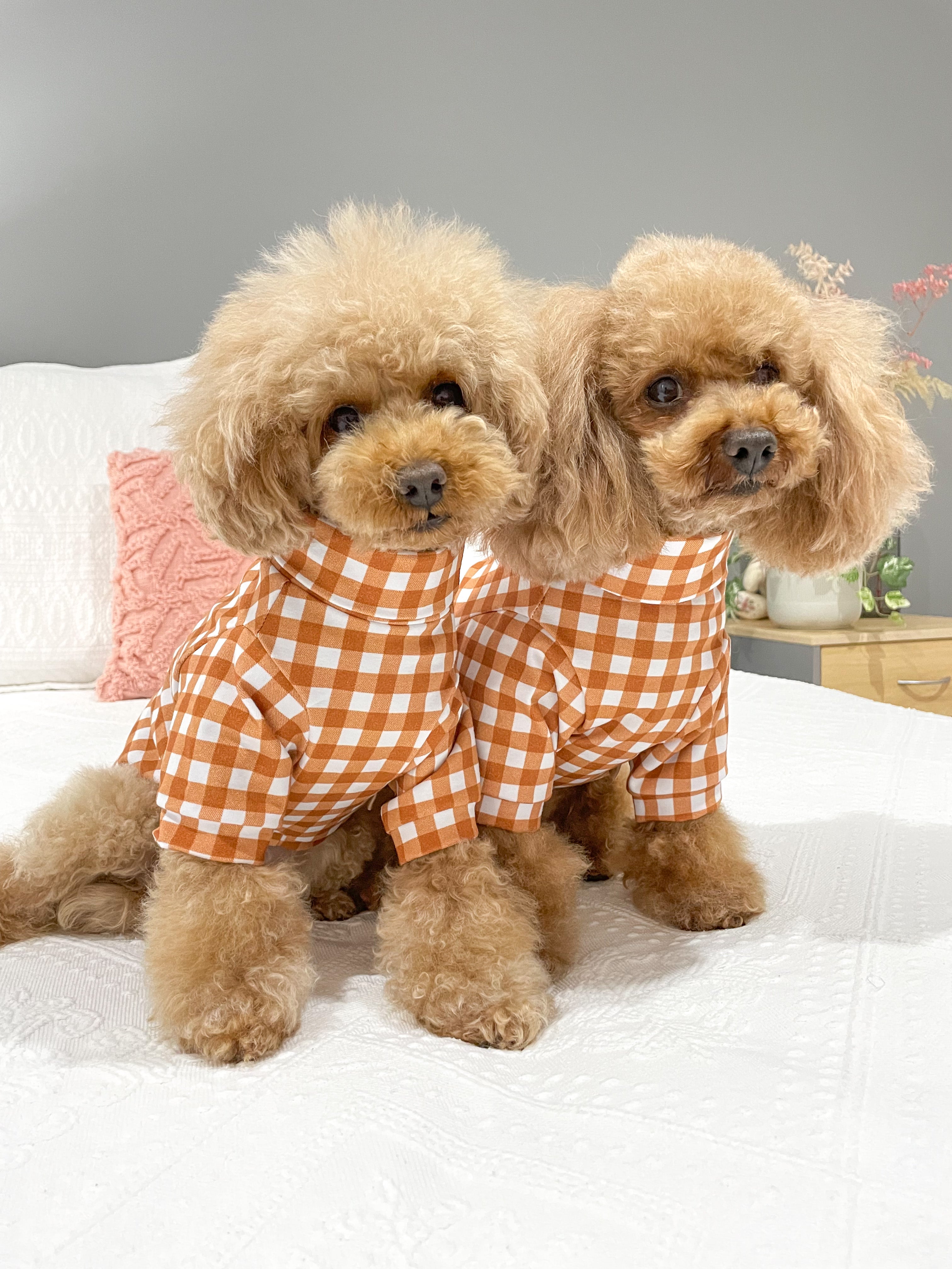 Toffee Gingham Sweater – Koko Kapoochie